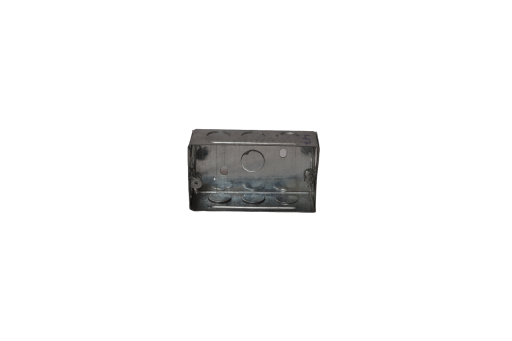 4 Modular Metal GI Box Metal Flush Box Standard Size & Construction GI ...