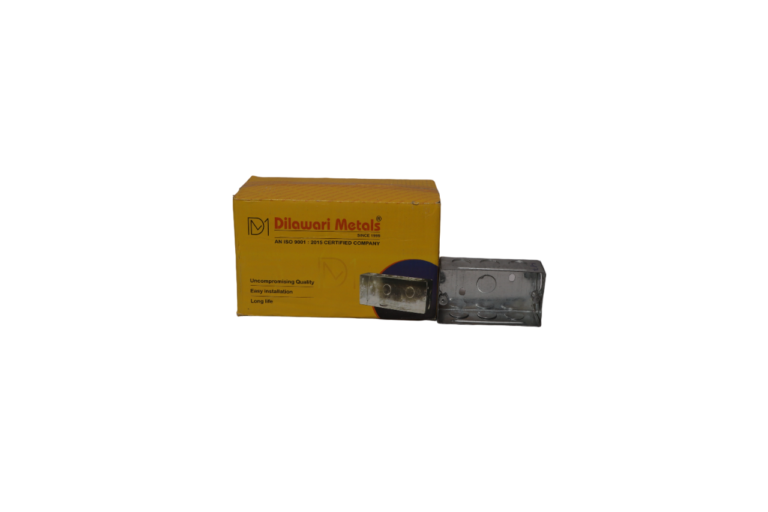 4 Modular Metal GI Box Metal Flush Box Standard Size & Construction GI ...