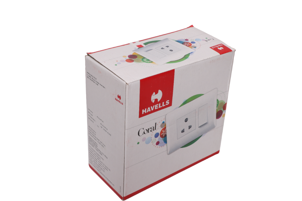 havells 18 modular coral plate / Wall Plate (White) – Amar Machinery ...